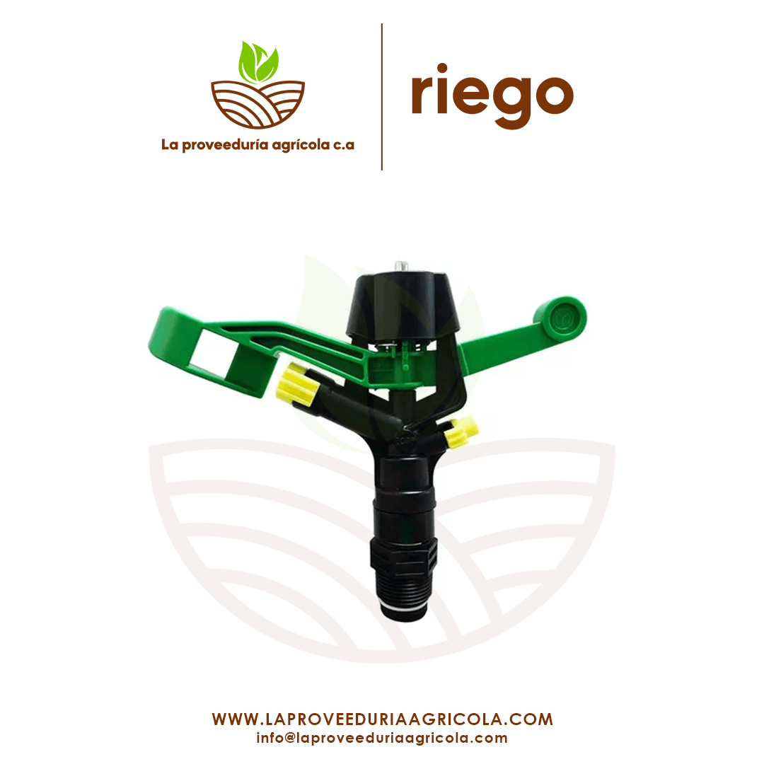 ASPERSOR DE RIEGO 3/4″, MACHO, PLASTICO, CIRCULO COMPLETO MARCA ISONIC ...